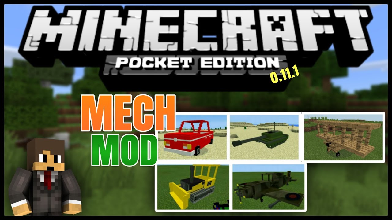 MECH mod | auto, tanque, excavadora, avión y avioneta | Mods Para ...