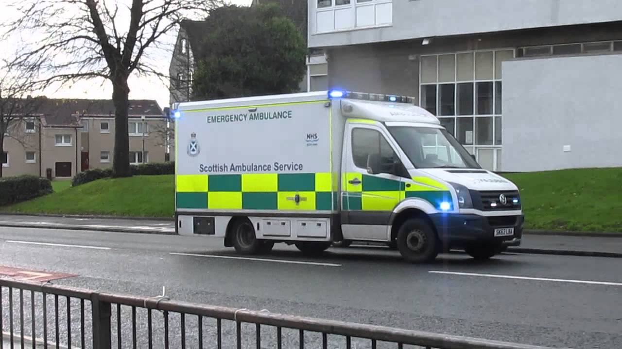Scottish Ambulance Service Responding - YouTube