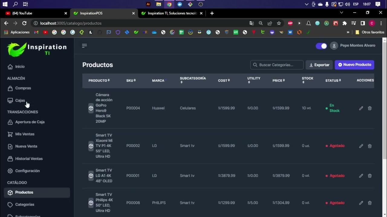 Sistema POS con React JS - YouTube
