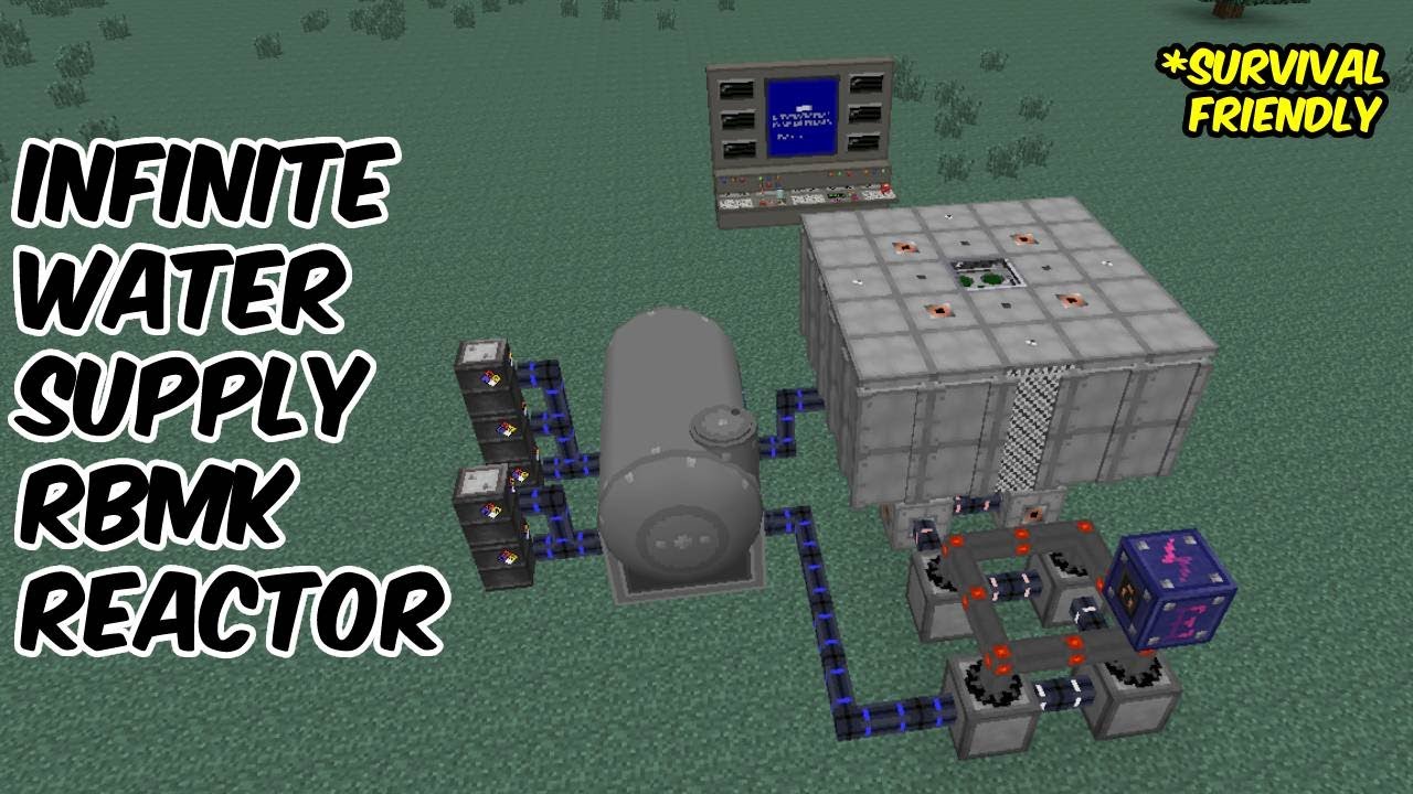 [OUTDATED] RBMK Reactor with INFINITE WATER Supply || HBMs Mod Small ...
