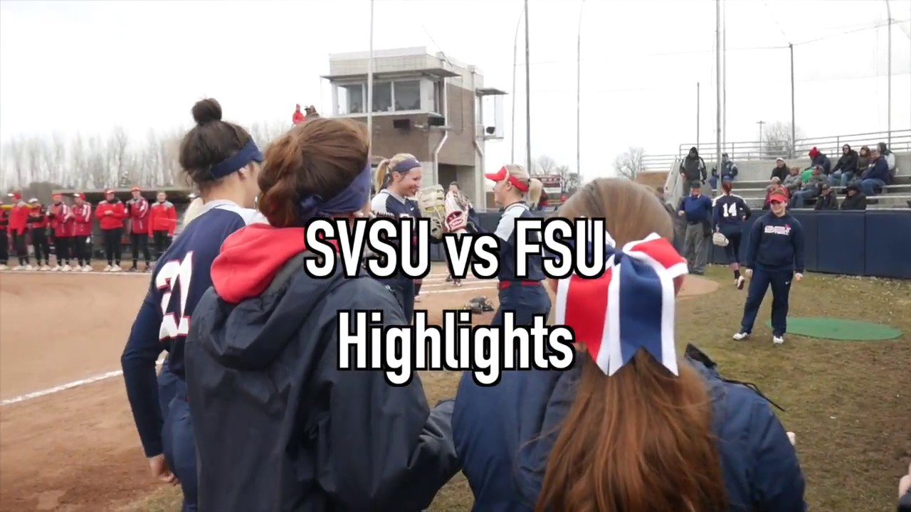 SVSU Softball Highlights - Ferris State - YouTube