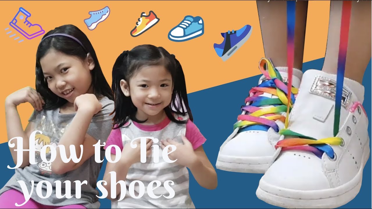 How to tie your shoes | Shoe Tying for kids made easy | I can tie my ...
