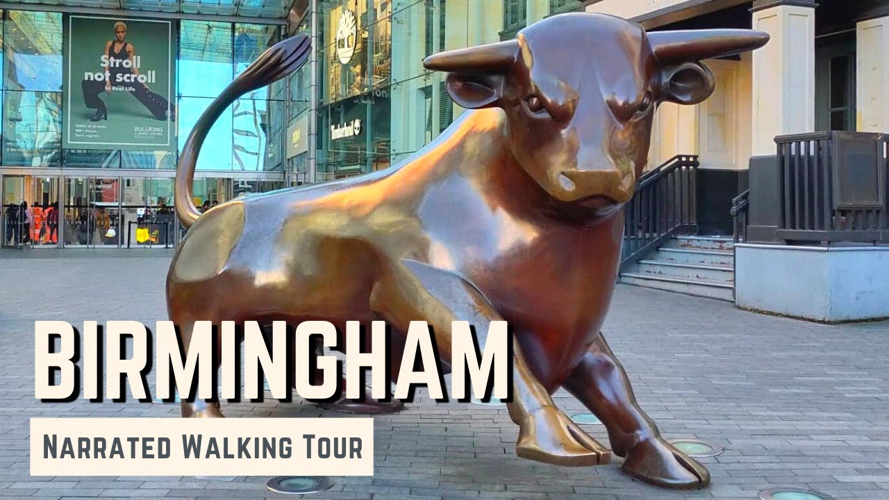 BIRMINGHAM (Part 1) | 4K Narrated Walking Tour | Let's Walk 2022 - YouTube