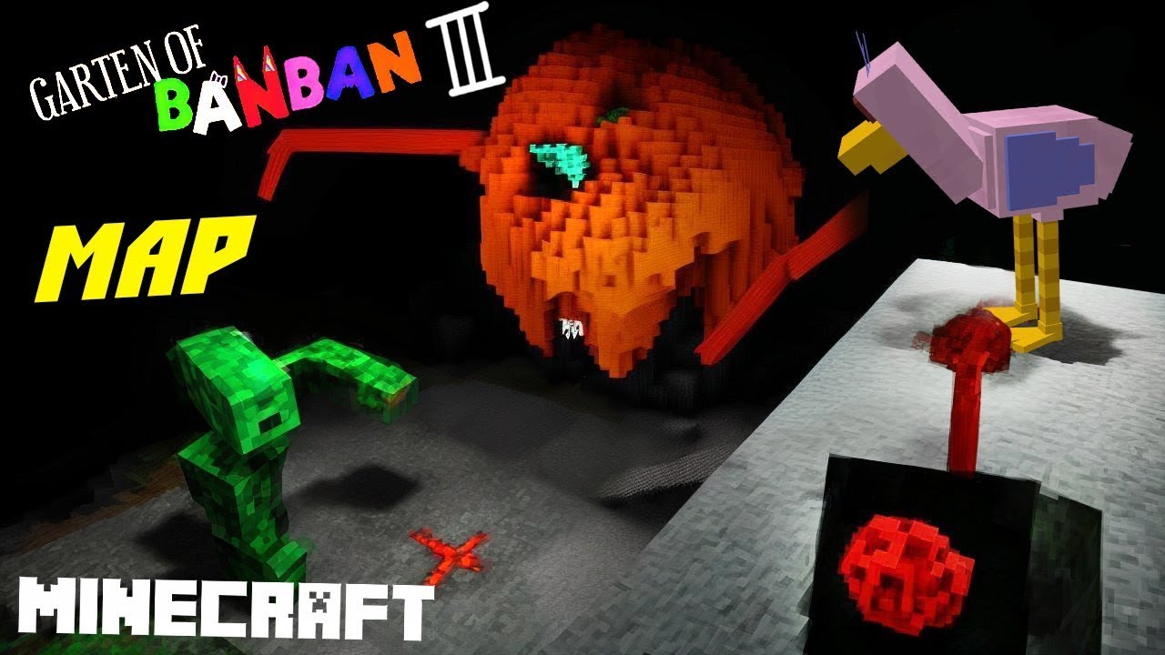 [Update][Full Map] Garten of Banban Chapter 3 Realistic map - minecraft ...
