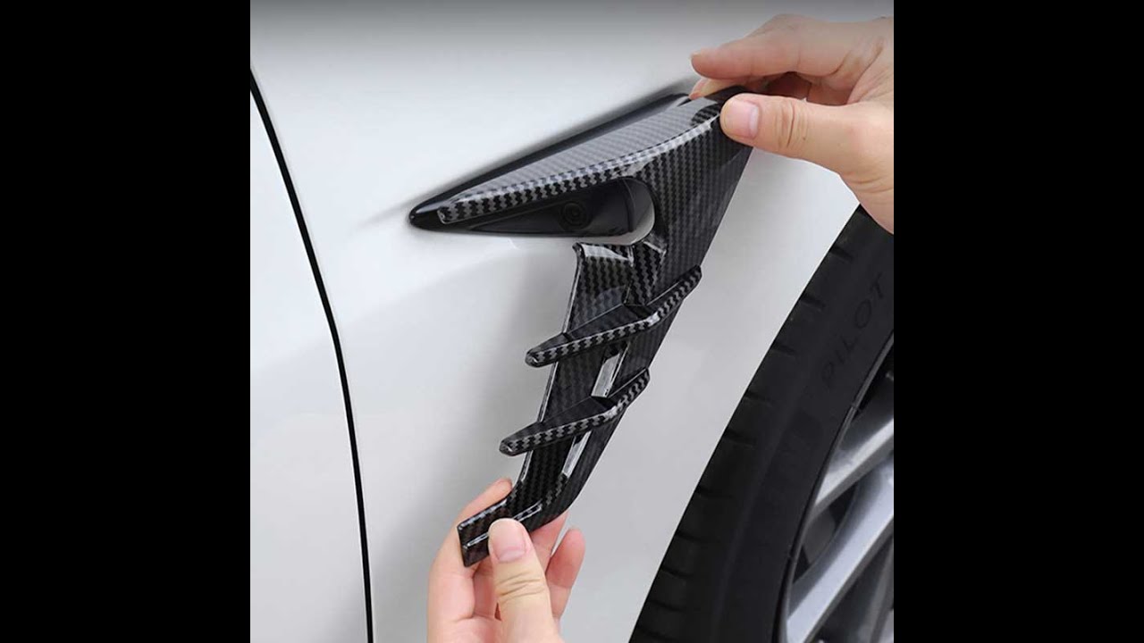 TAPTES Side Camera Cover for Tesla Model 3 Model Y, Side Markers Turn ...