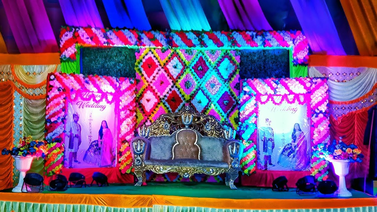 maa jagadambe flower decoration basia@##mo.7896882851 - YouTube