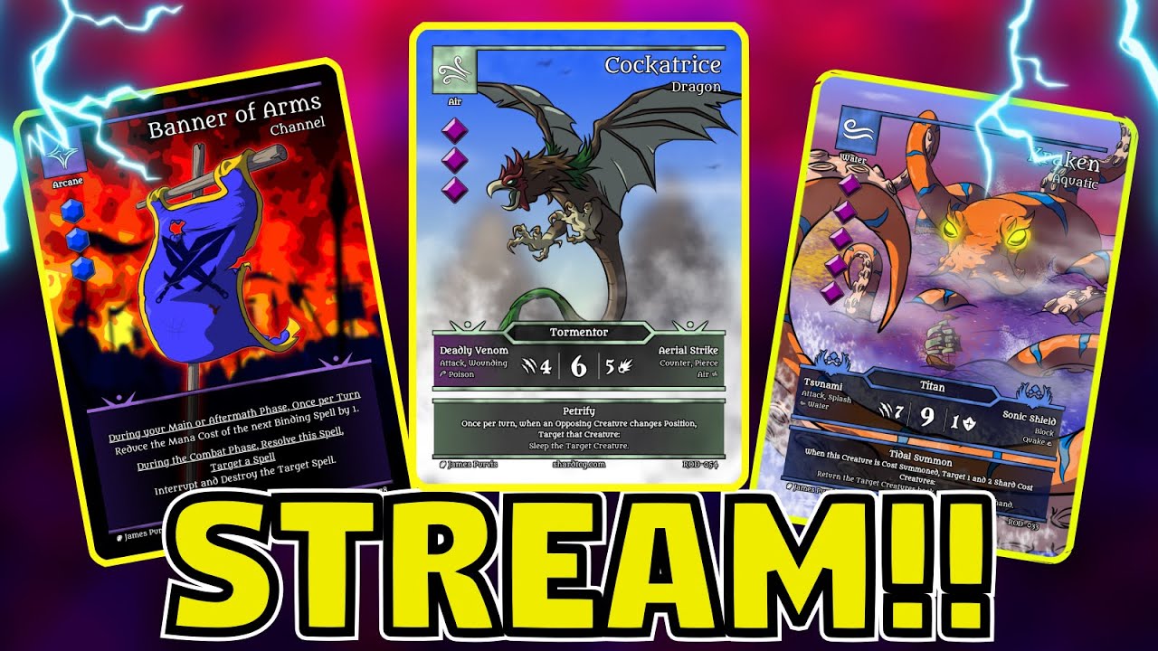 Shard TCG Tabletop Simulator Play Along - YouTube