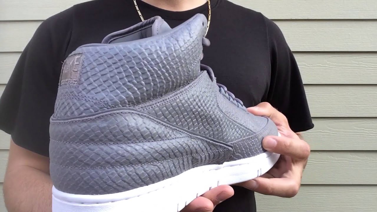 Nike Air Python SP "COOL GREY" ON FEET + Premium co. Terry Tee - YouTube