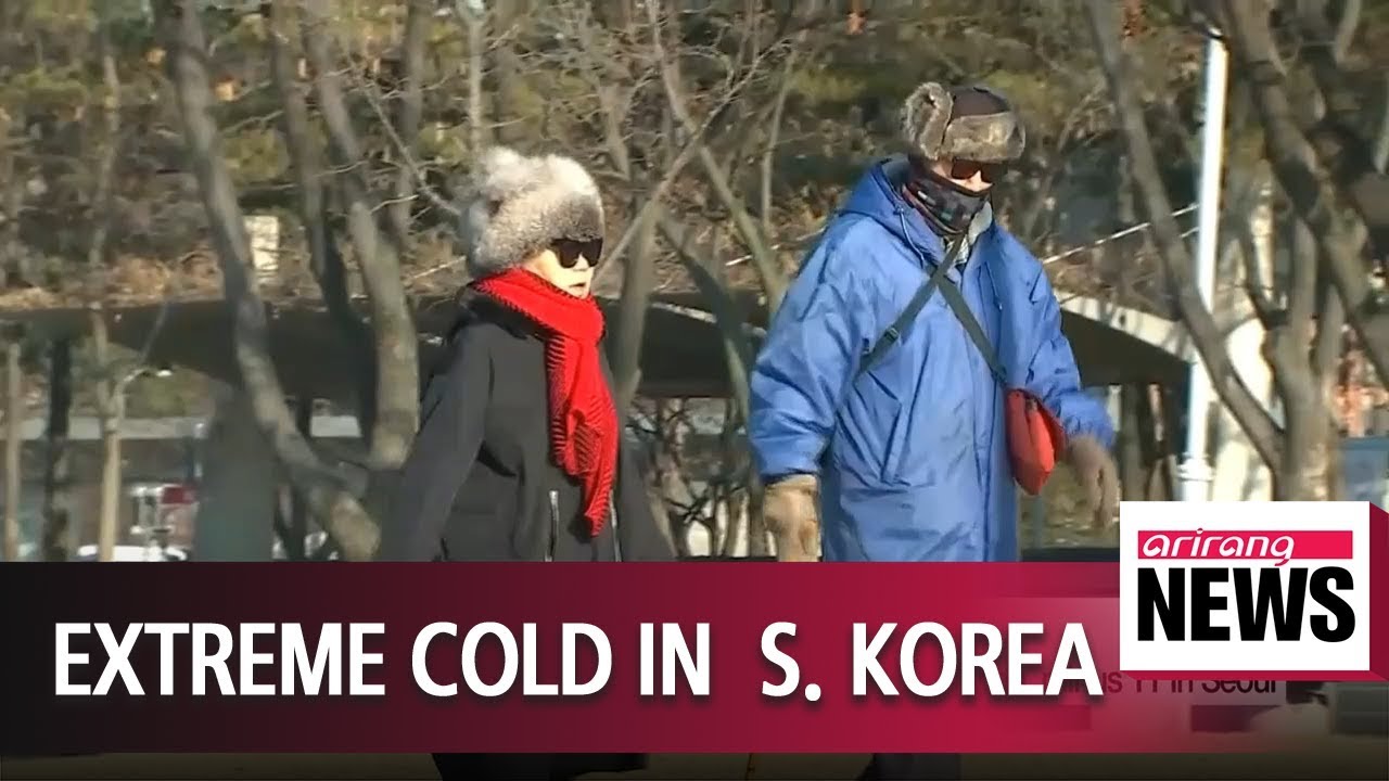 Extremely cold weekend in S. Korea; some relief next week - YouTube