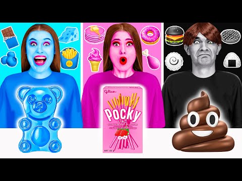 Food of The Same Colors Challenge by Happy Funny