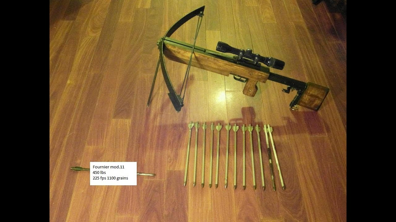 high power crossbow vs concrete (blank) - YouTube