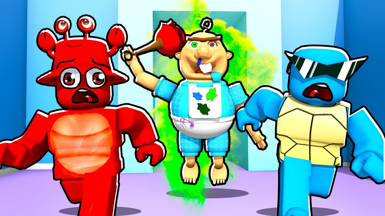 FUGIMOS DA CRECHE MALUCA DO BABY BOBBY NO ROBLOX!! 👶🏼😱 - YouTube