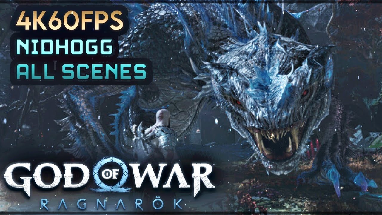 Nidhogg Boss Fight 4K60FPS | Give me God Of War | GoW: Ragnarok - YouTube