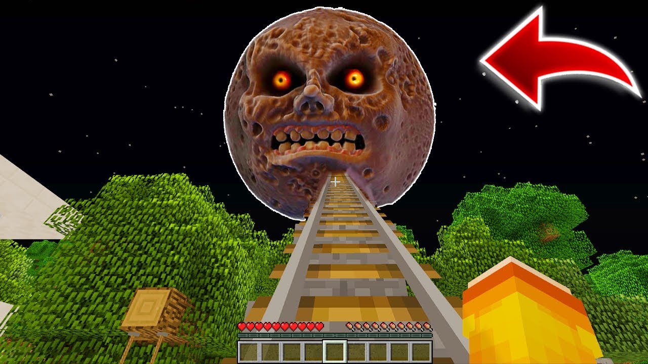 NUNCA TENTE IR ATÉ A LUA ASSUSTADORA NO MINECRAFT! - YouTube