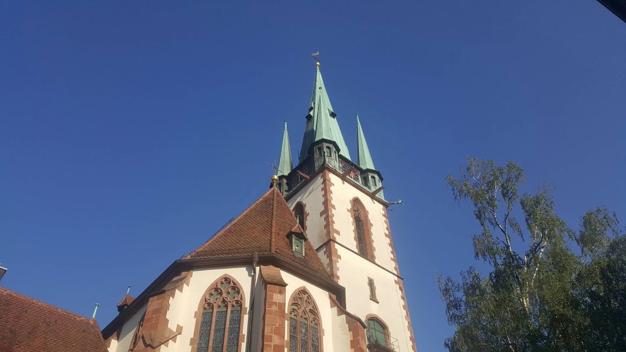 Karlsruhe- Durlach (KA) kath. Kirche St. Peter und Paul Vollgeläut ...