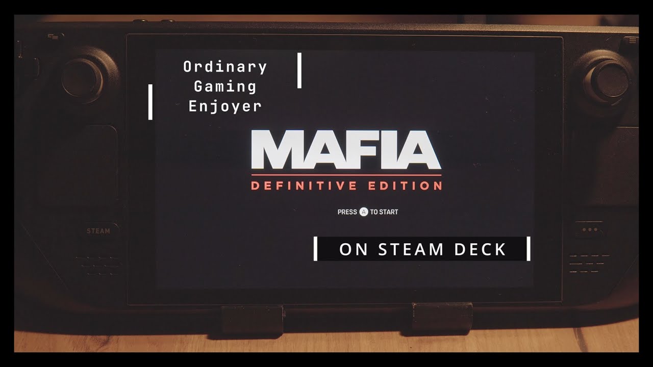 Steam Deck | Mafia Definitive Edition | Performance - YouTube