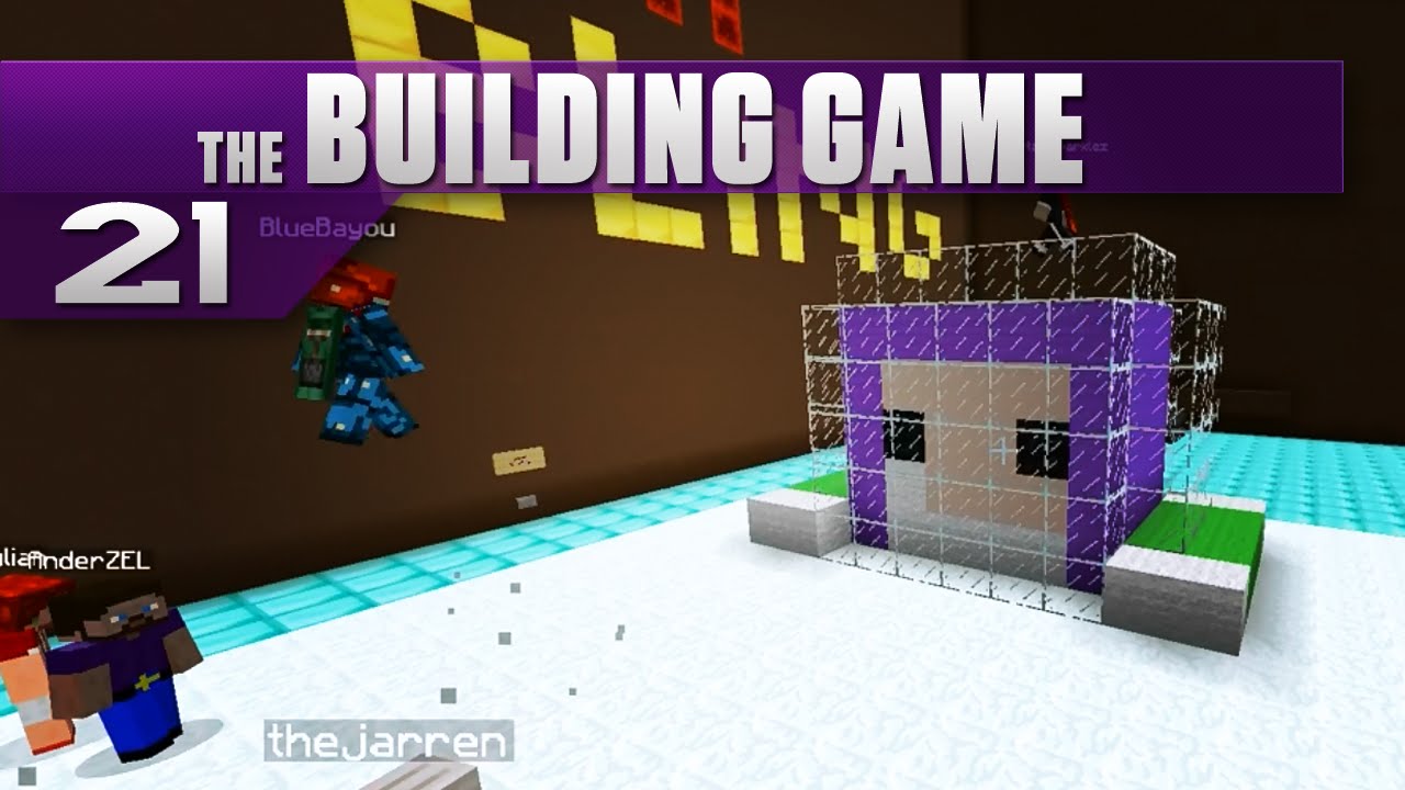 Fall Fail - Minecraft: The Building Game - Episode 21 - YouTube