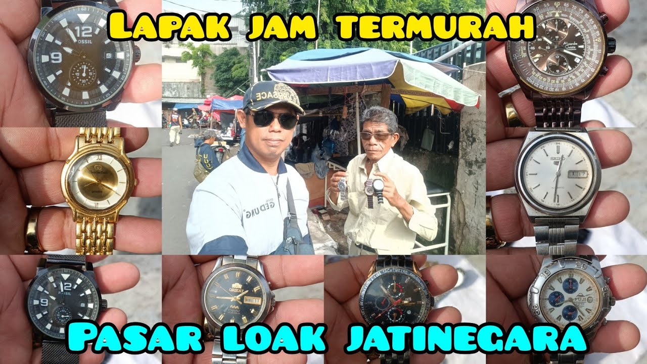LAPAK JAM TERMURAH DI BUMI‼️BANYAK JAM ORI MURAH || LAPAK PAK JIMI - YouTube