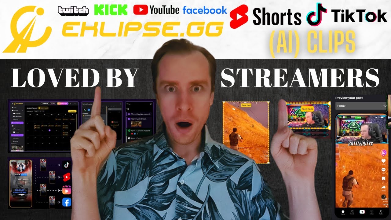 How to Edit Stream Clips with AI Eklipse.GG Review - YouTube