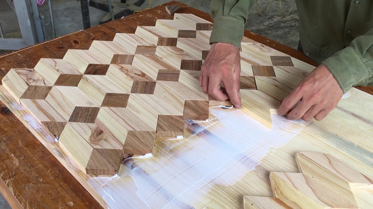 Amazing Carpenters Creativity At Work Woodworking - A 3d Table for Your ...