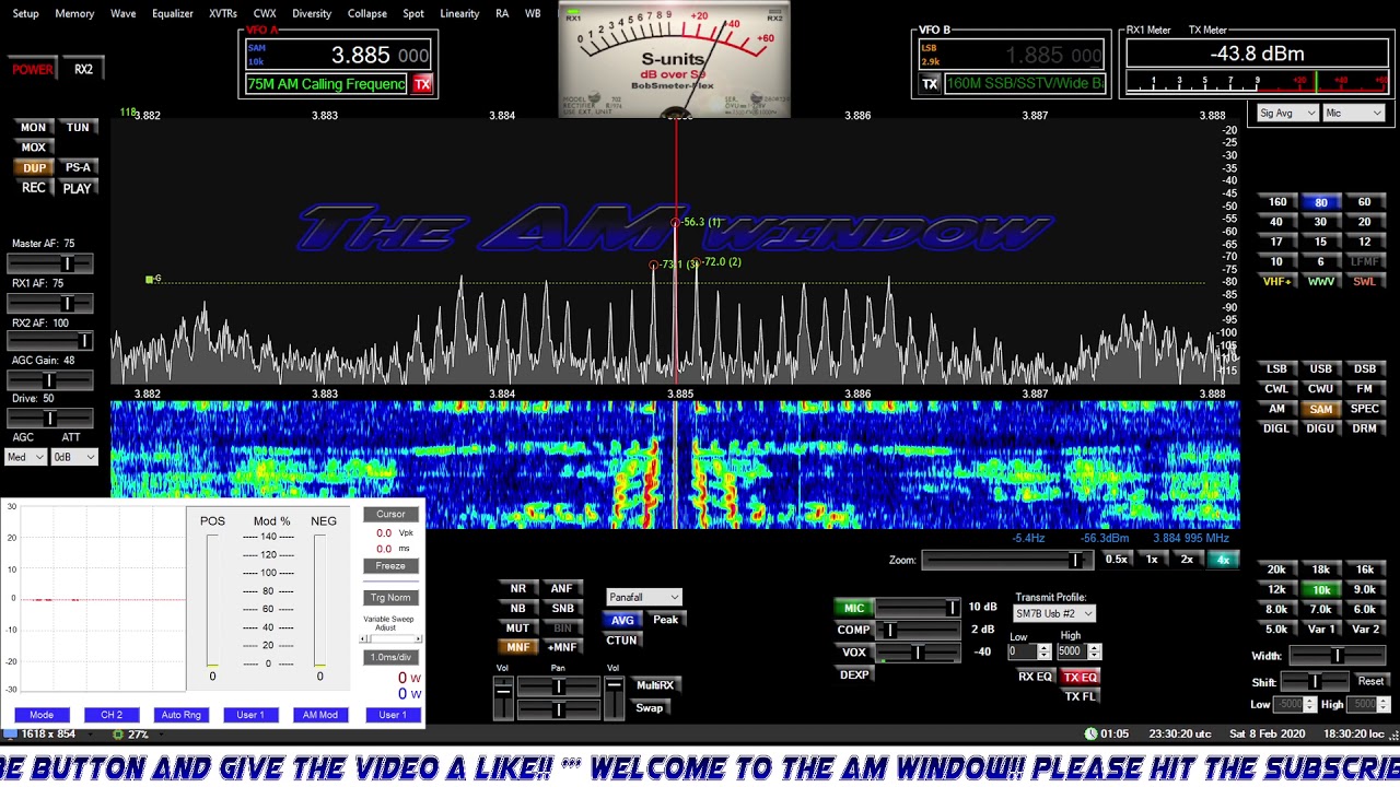 Big Signals On 75m AM W/ N1XBM, KC2FKR, WA1HLR, W2XR, W3MMR, W2JBL, and ...