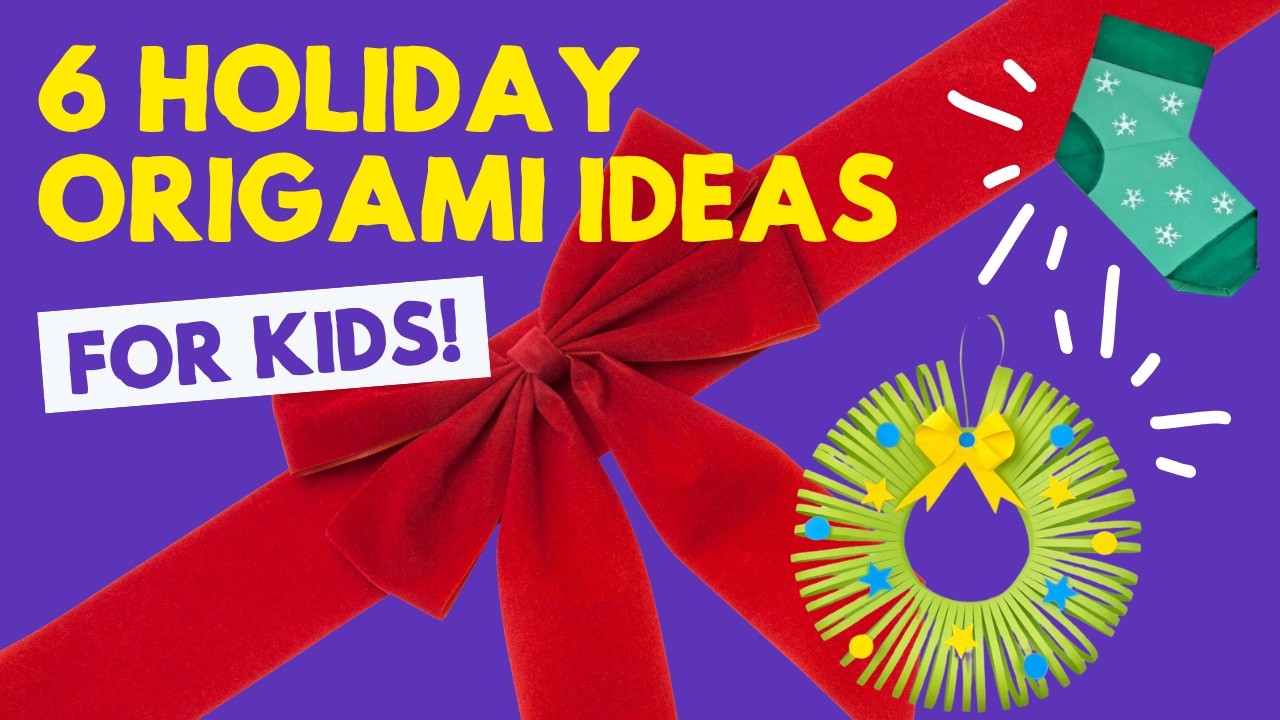 6 Easy D.I.Y. Holiday Paper Crafts for Kids! | The Paper Girls Show ...
