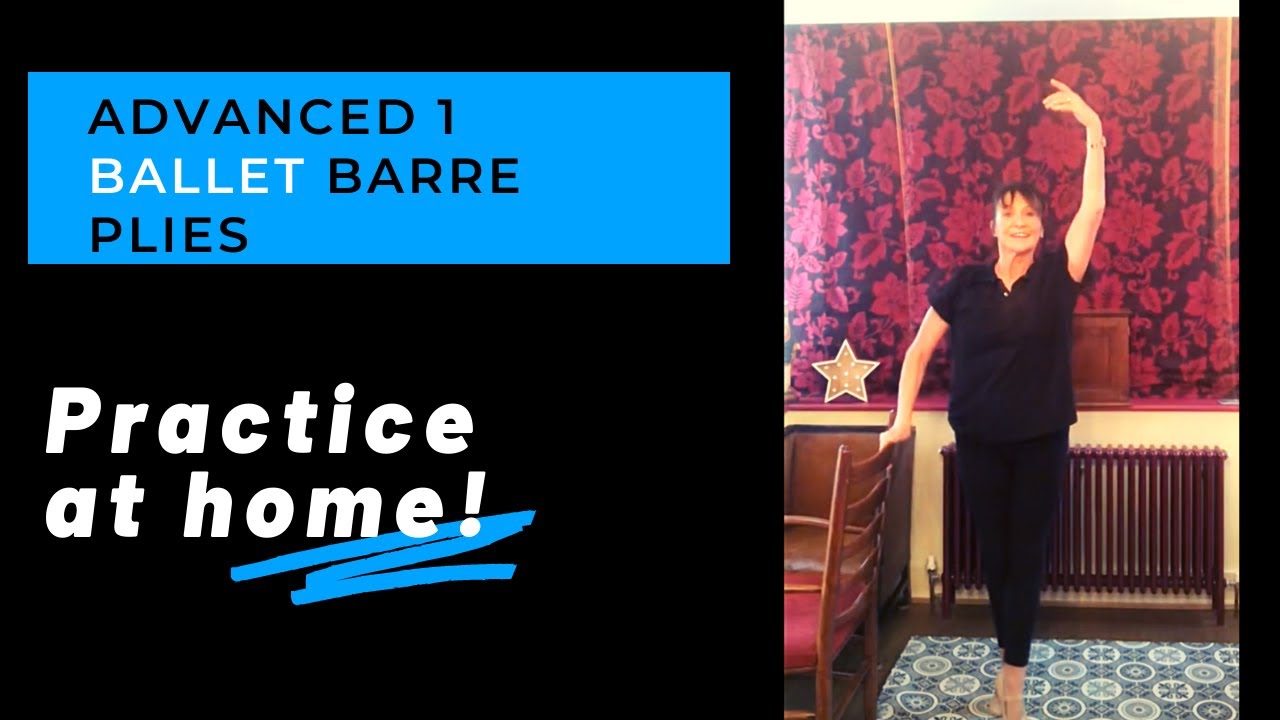 Advanced 1 Ballet Barre Plies - YouTube