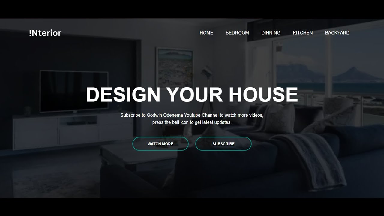 How To Make Website Using HTML And CSS | Website Design With HTML And ...