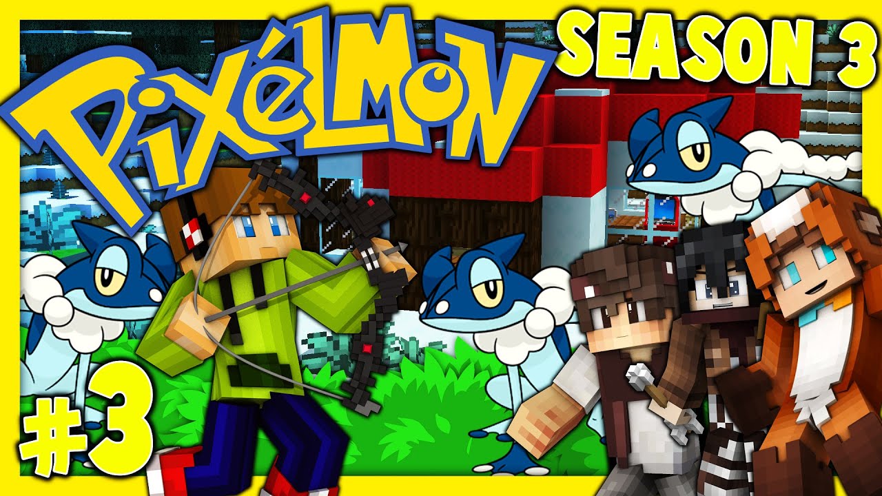 POKEMON GO IN MINECRAFT! Minecraft Pixelmon Mod S3 Episode 3 EVOLVING ...