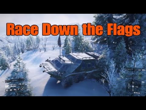 Snow Runner Race Down the Flags Contest Gold Guide - YouTube