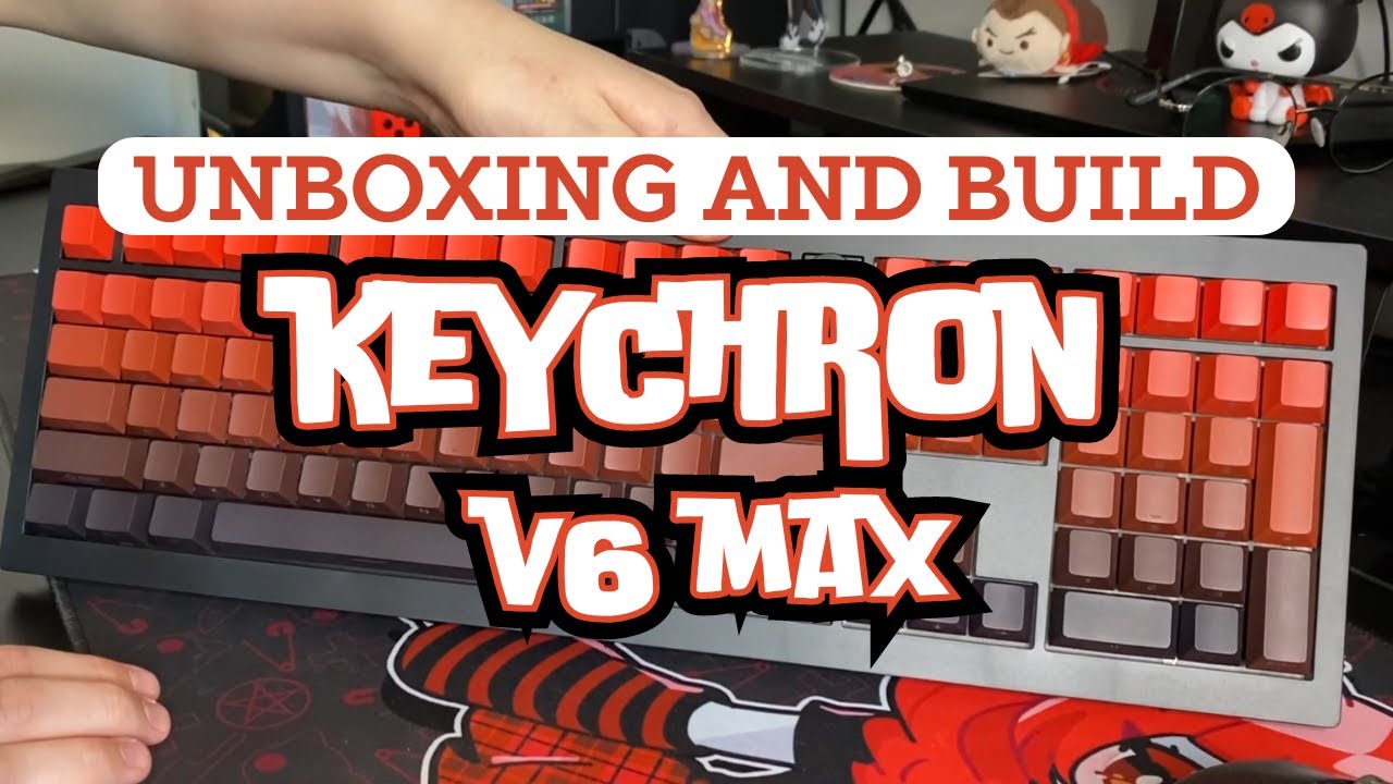 Keychron V6 Max Unboxing + adding Switches and Keycaps - YouTube