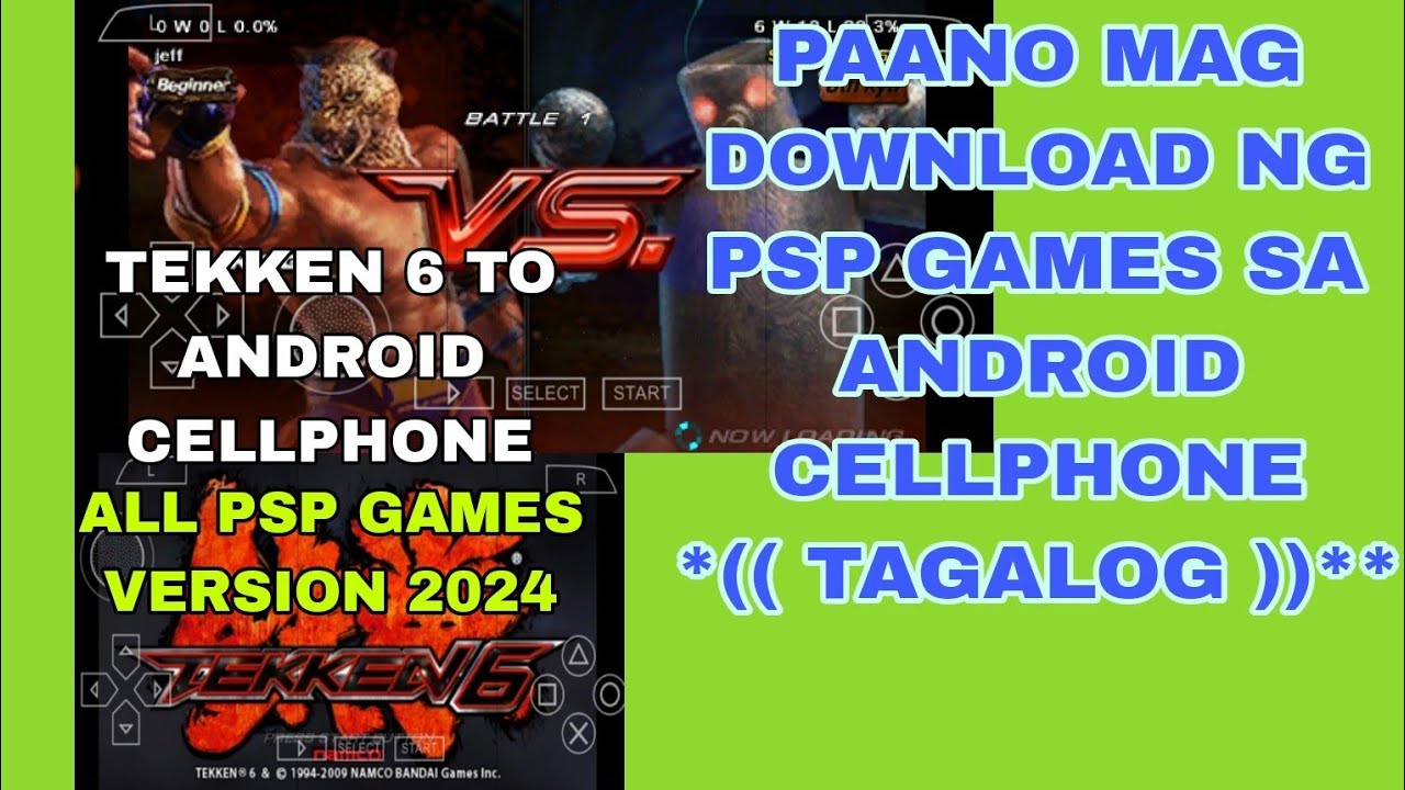 Paano mag download ng psp games sa android cellphone EP.12 TAGALOG ...