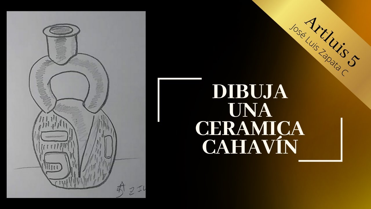 Como dibujar una CERAMICA CHAVÍN ? | How to draw a CHAVÍN CERAMIC ...