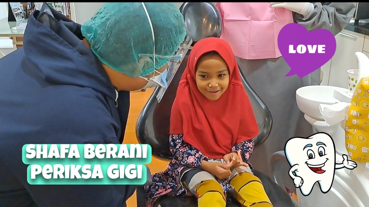 Shafa Berani Ke Dokter Gigi | Berani periksa Dan Cabut Gigi - YouTube
