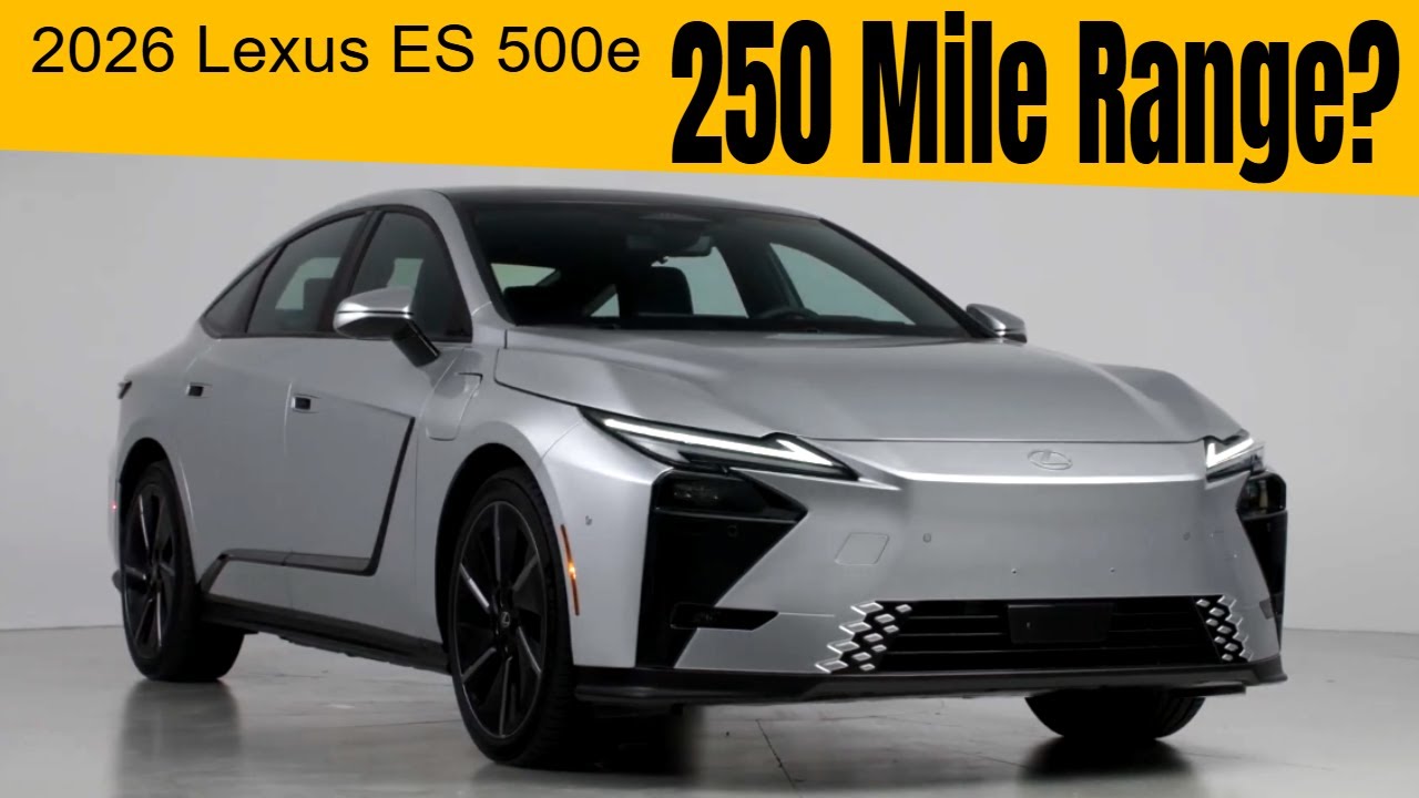 2026 Lexus ES 500e Shocks Everyone With AWD and 250-Mile Range - YouTube