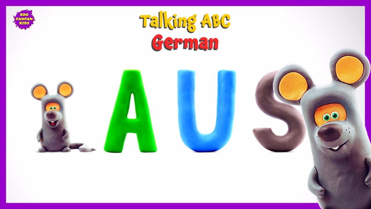 Talking ABC German Maus and song|Boopanpankids - YouTube