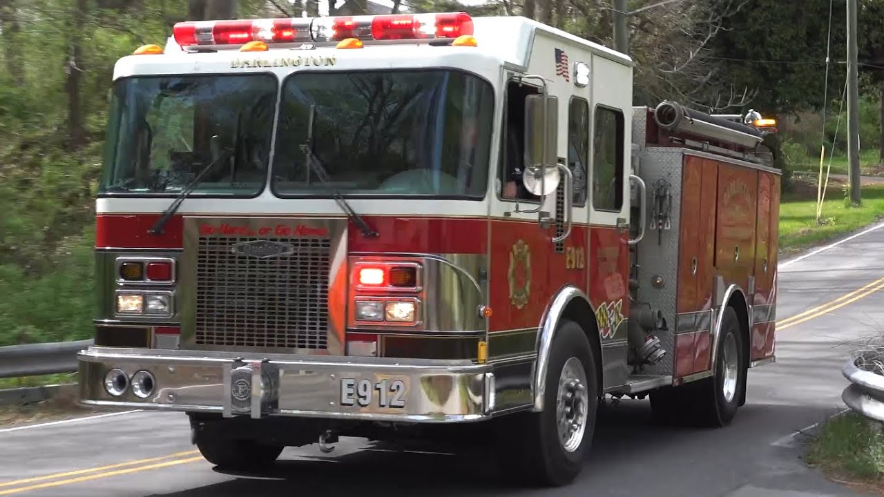 Darlington Fire Company Engine 912 Responding - YouTube