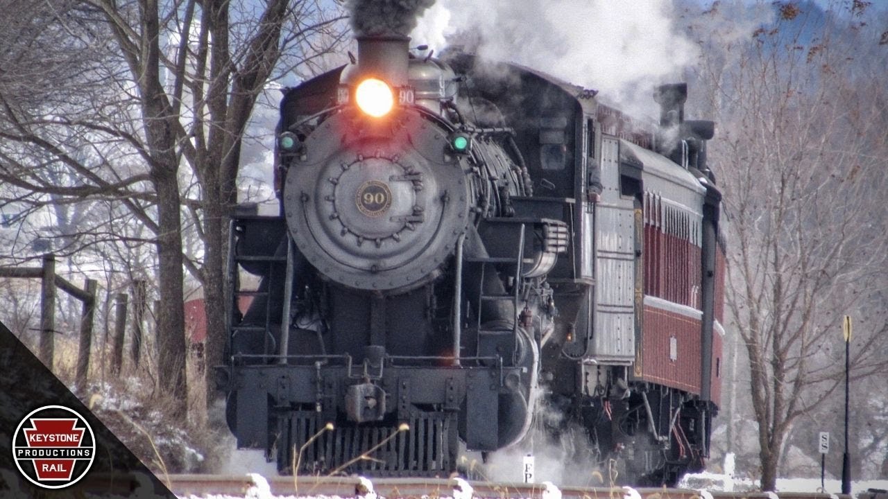 Strasburg Rail Road: Last Steam of 2017 - YouTube