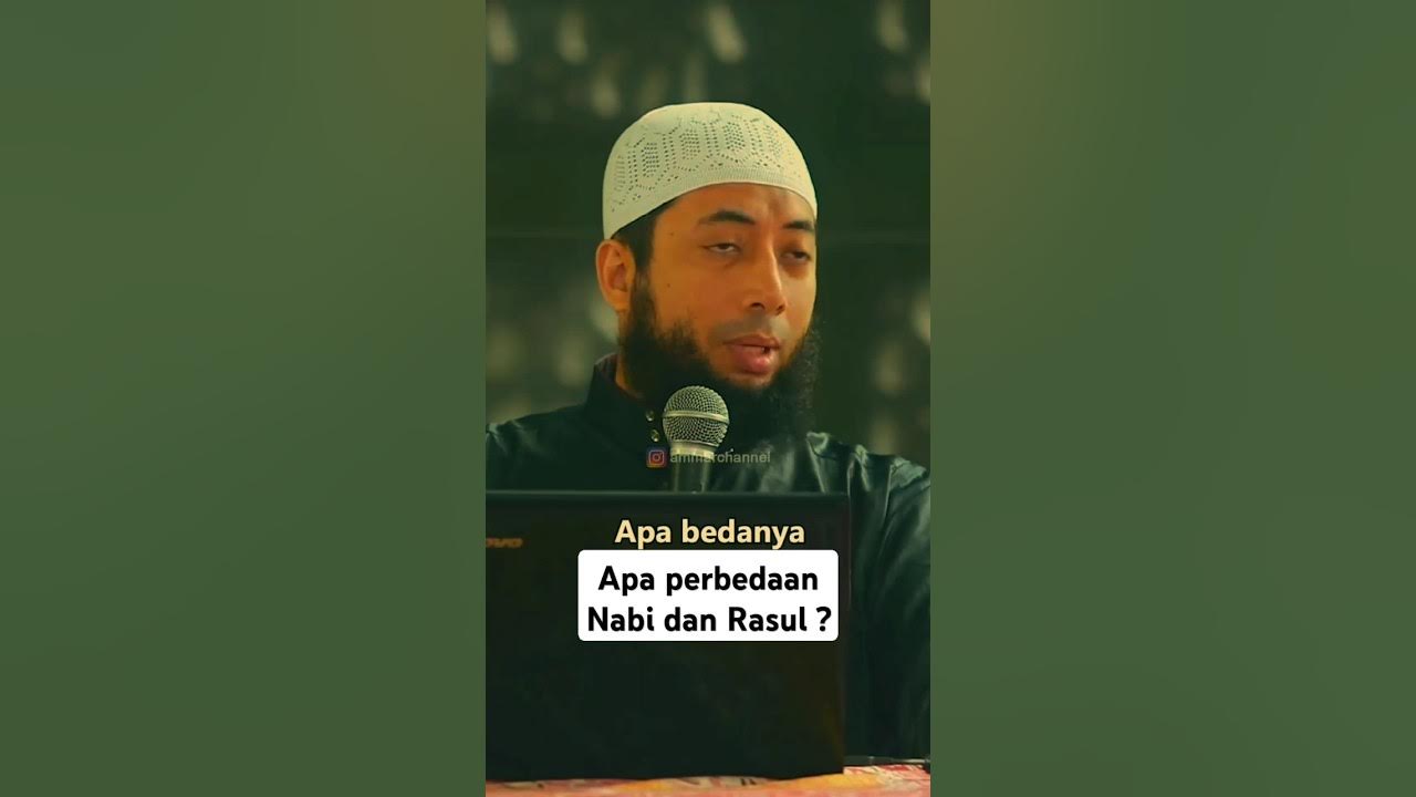 PERBEDAAN NABI DAN RASUL || USTADZ KHALID BASALAMAH #ustadzkhalidbasalamah - YouTube