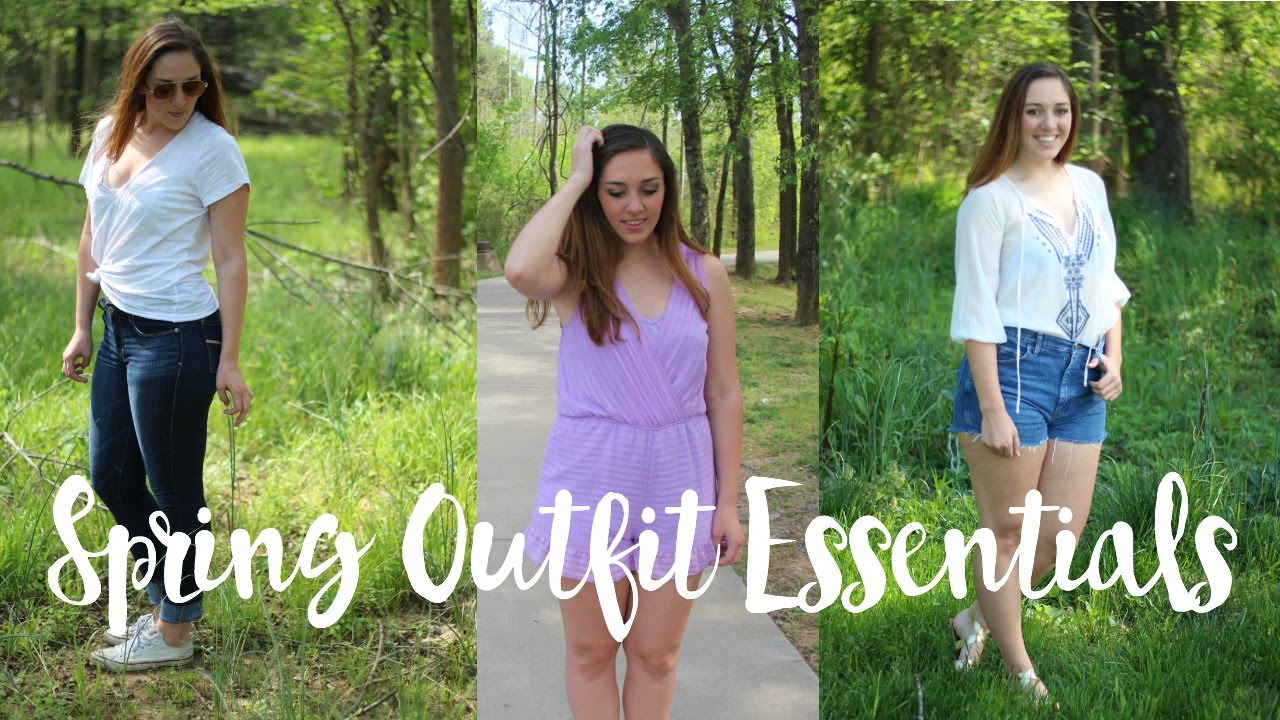 Spring Outfit Essentials - YouTube
