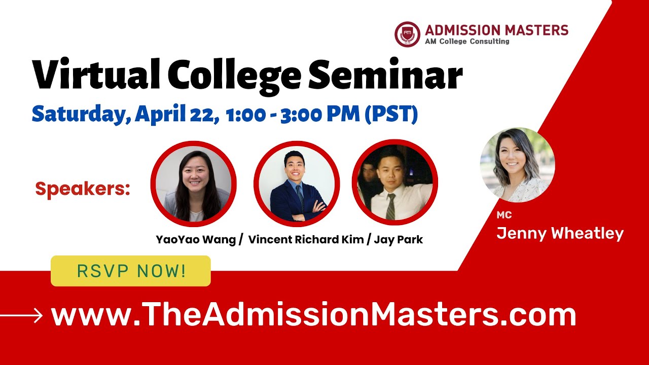 Virtual College Seminar, RSVP NOW!! (04/22/2023) - YouTube