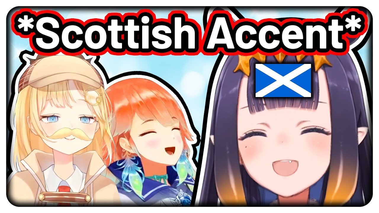 Ina's sudden Scottish Accent is hilarious 【Hololive EN】 - YouTube