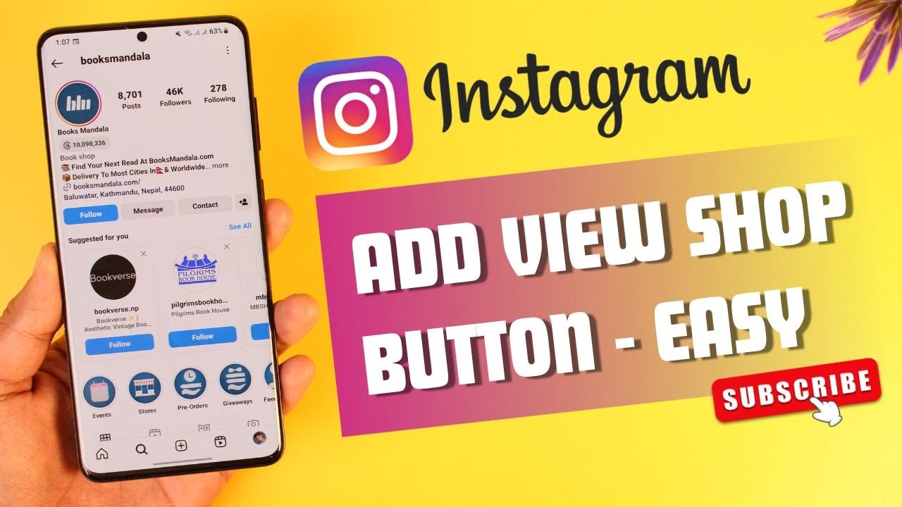How to Add View Shop Button on Instagram ! - YouTube