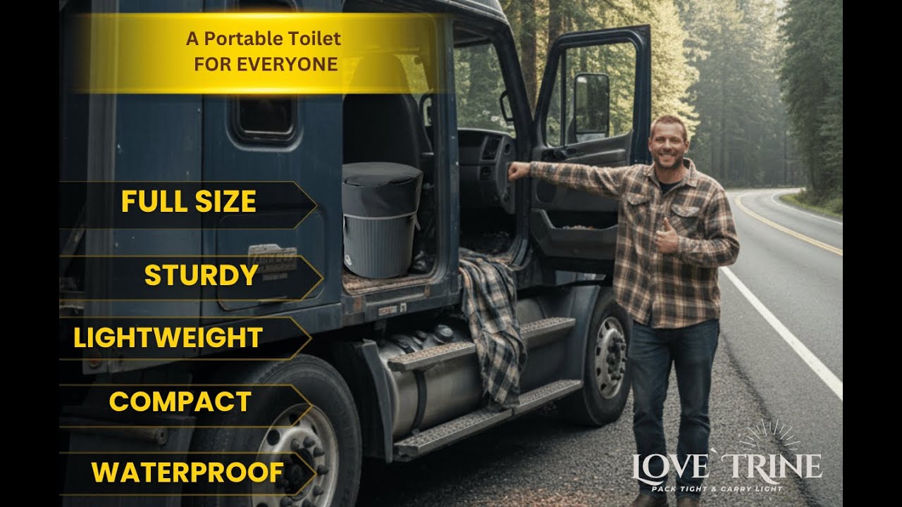 The BEST Portable Toilet for Truckers, Delivery Drivers and More - YouTube