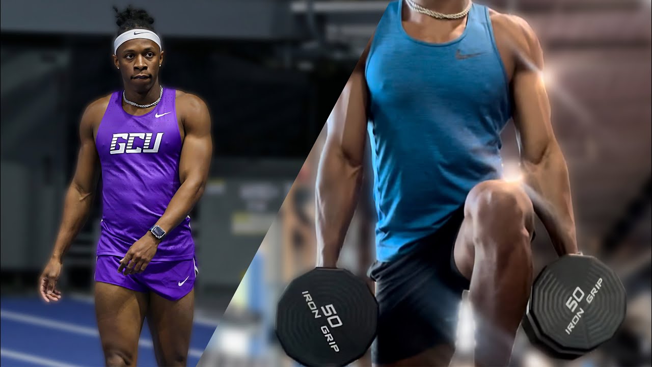 D1 Track Sprinter Workout To Build Explosive Leg Power - YouTube