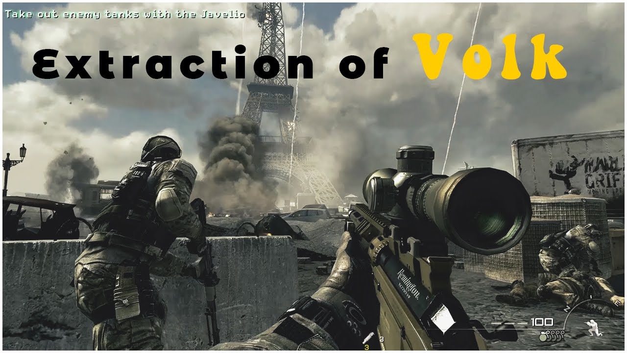 Finally Escort Volk to Extraction Point ! Hindi ! COD MW3 - YouTube
