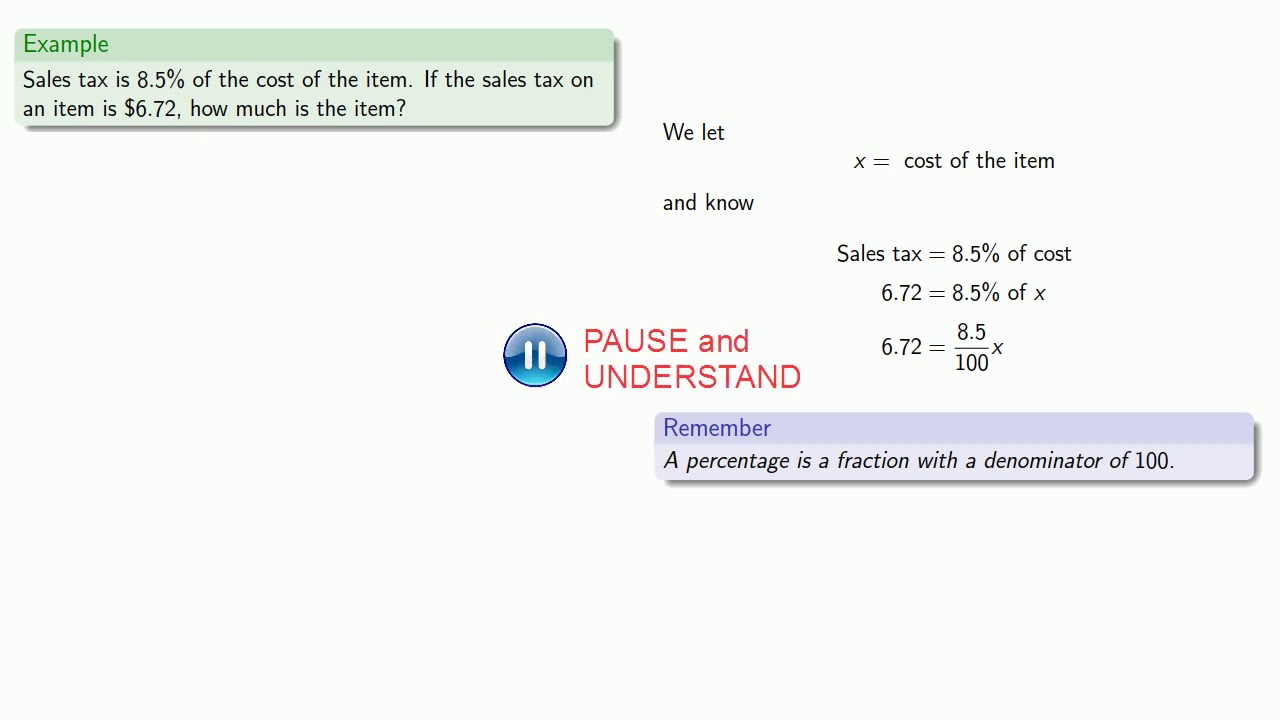 Solving Linear Equations (with decimal coefficients) - YouTube