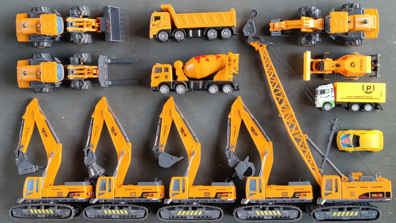 Car Monster, Crane, Backhoe, Car Drift, Truck Box, Motor Grader, Mixer ...