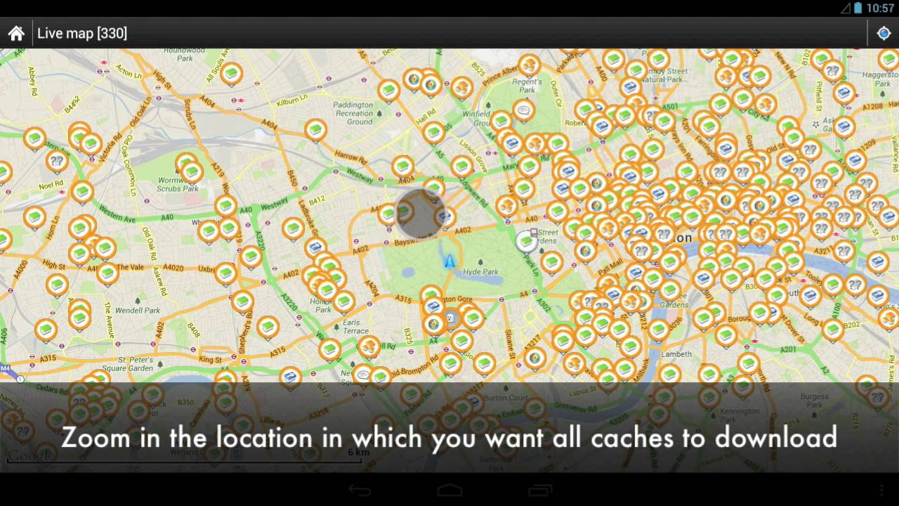 Effortless Cache Downloads to Locus Map Using c:geo App - YouTube