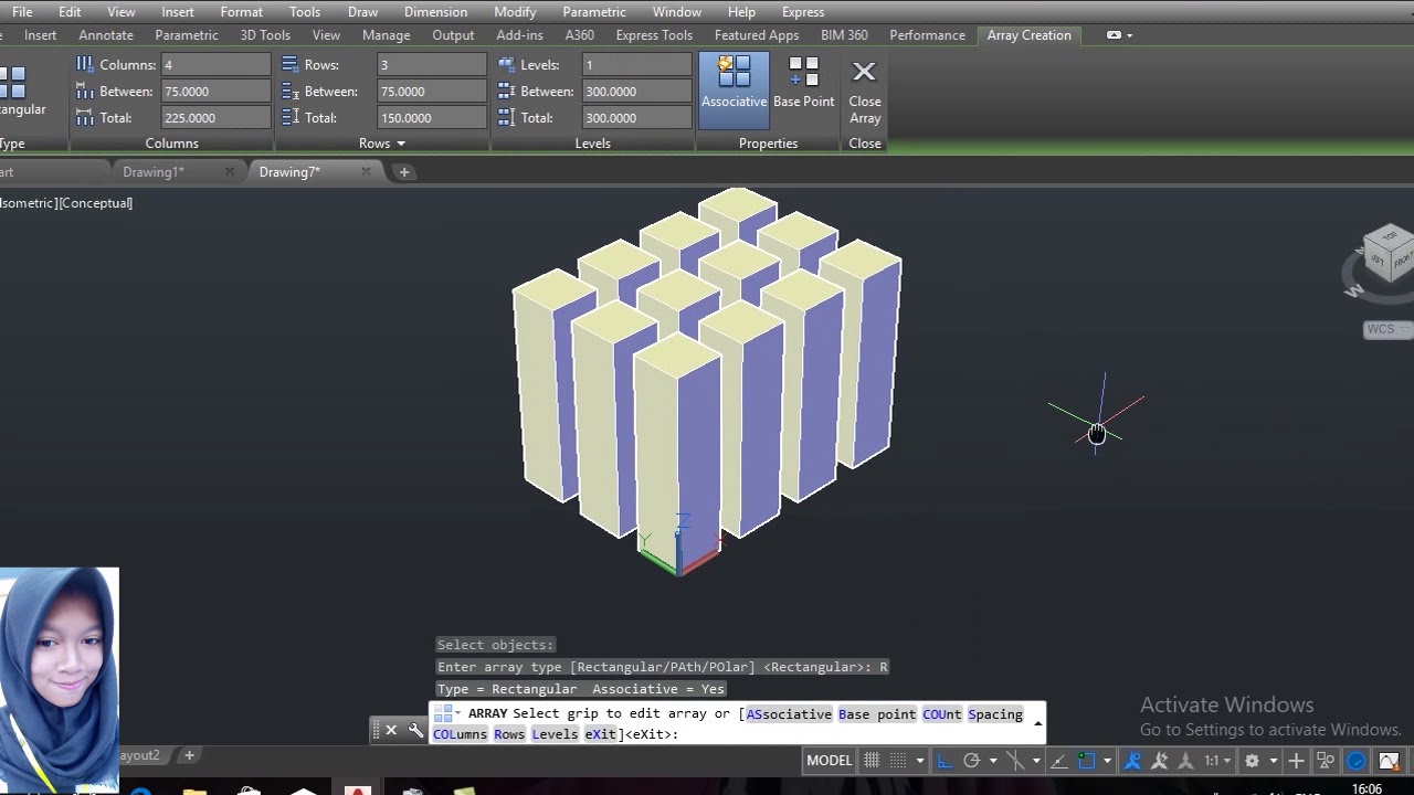 AUTOCAD 3D Pembuatan Kendi dan Kasur - YouTube